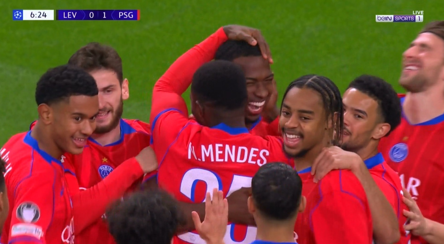 اهداف مباراة باريس سان جيرمان وباير ليفركوزن (7-2) دوري ابطال اوروبا - بطولات