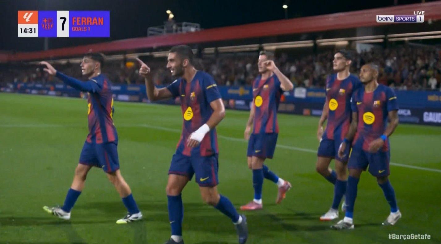 اهداف مباراة برشلونة وخيتافي (3-0) الدوري الاسباني - بطولات