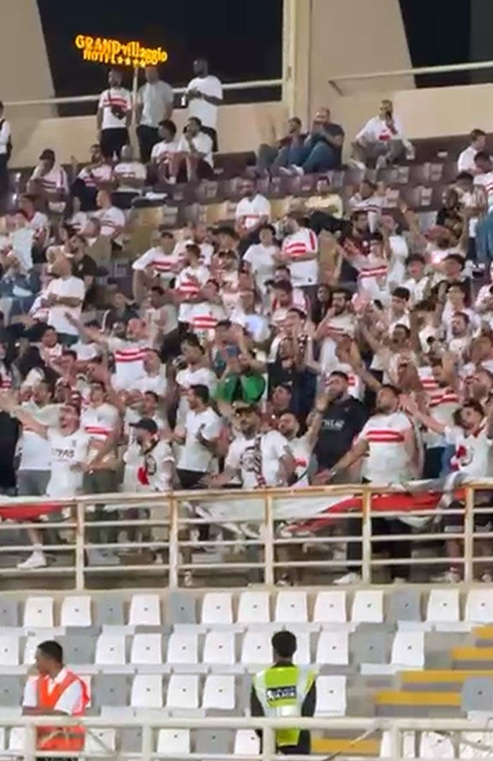 هتاف جماهير الزمالك لمحمود الونش قبل مباراة بيراميدز بكاس السوبر - ريلز بطولات